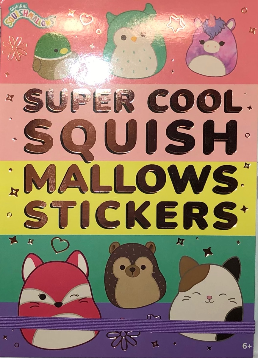 Super Cool Squishmallows Stickers the Book Squishmallows School ...