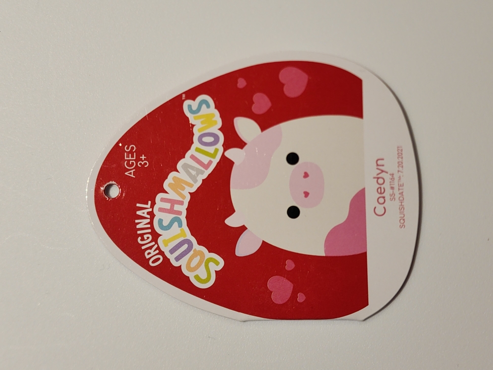 Caedyn the Cow Squishmallows Valentine | SquadApp