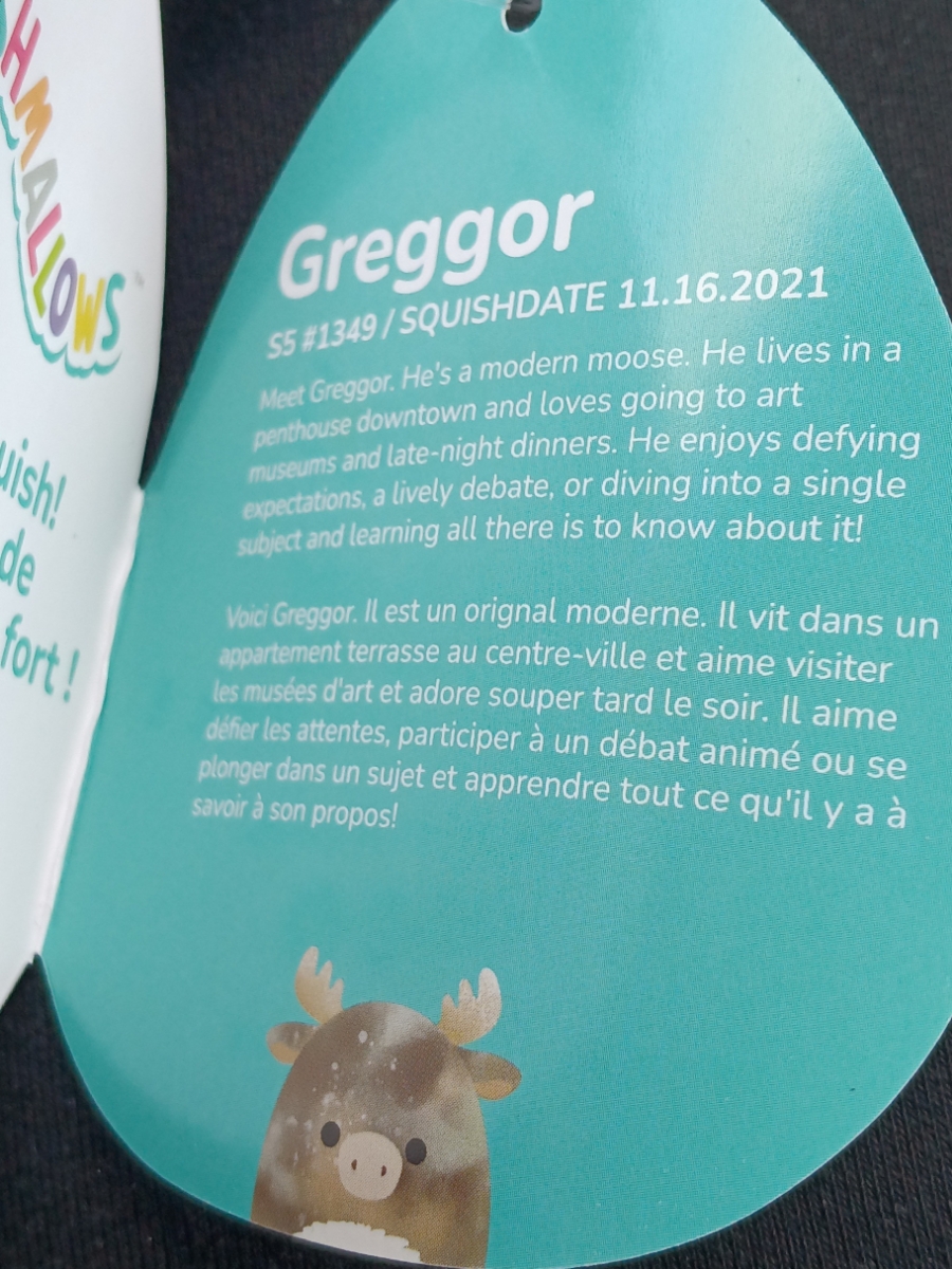 Greggor the Moose Squishmallows Wildlife | SquadApp