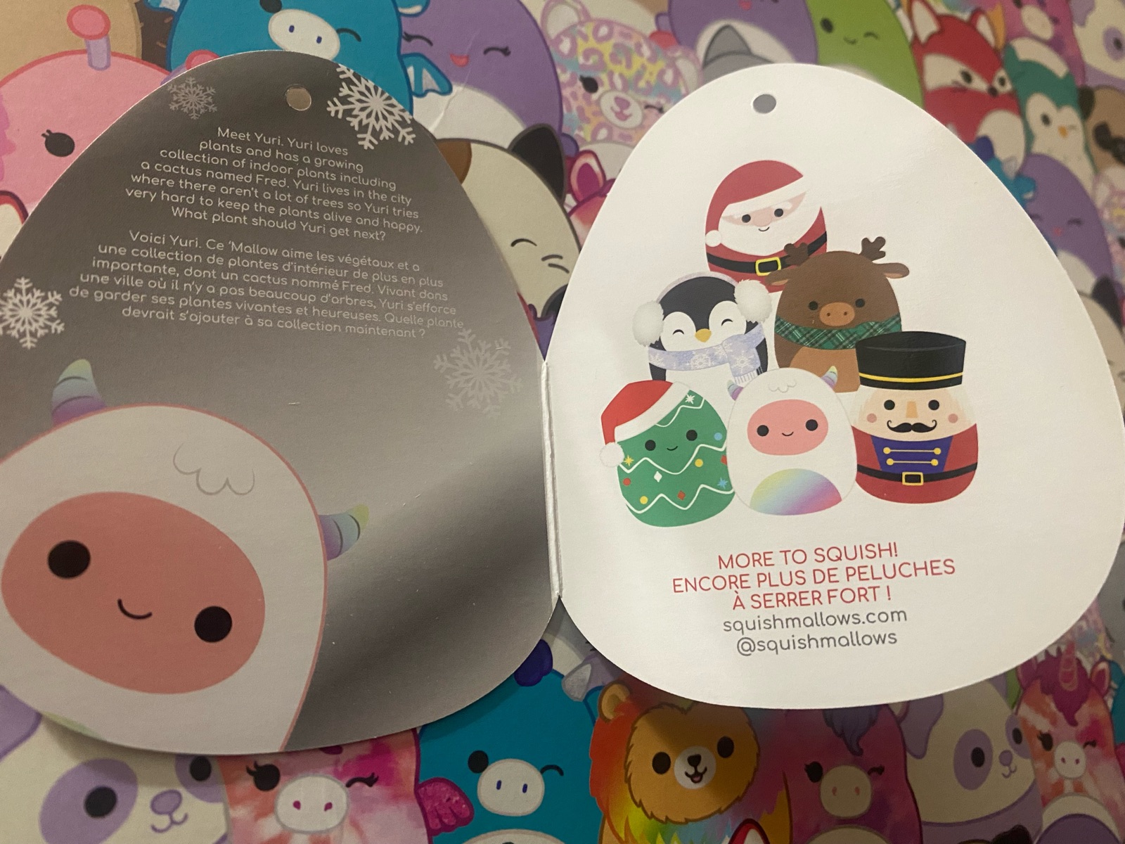 Yuri (Rainbow) the Yeti Squishmallows Christmas | SquadApp