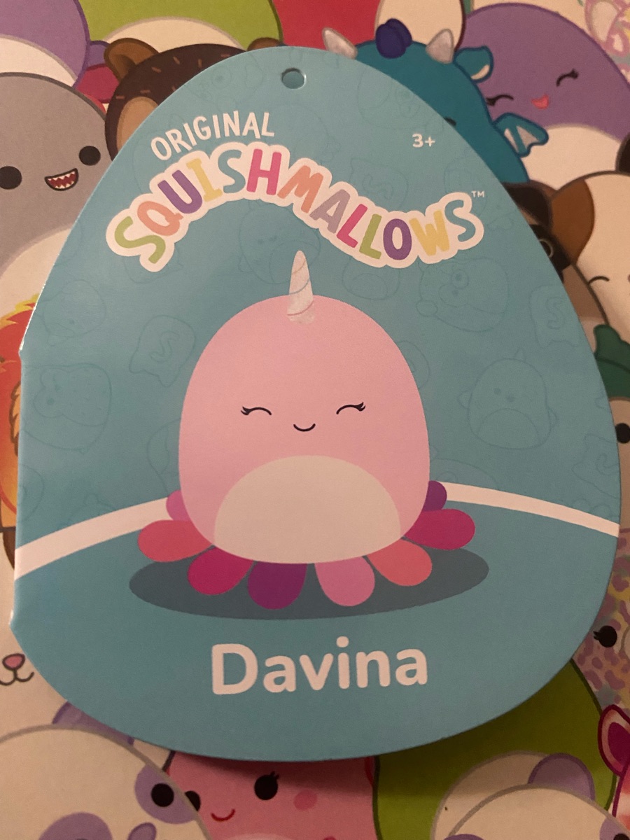 Davina (Closed Eyes) the Octocorn Squishmallows | SquadApp