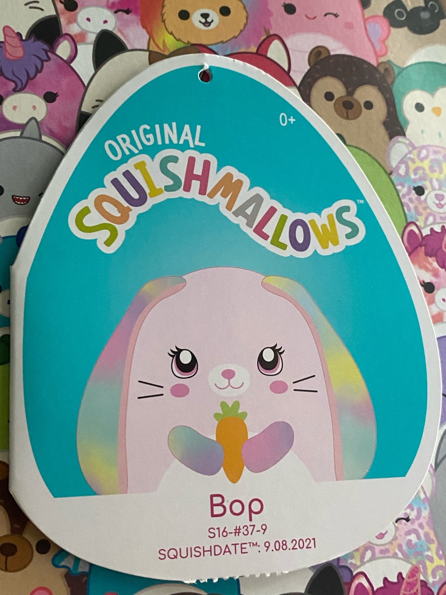 Bop (Tie-Dye w/ Carrot) the Rabbit Squishmallows Easter | SquadApp