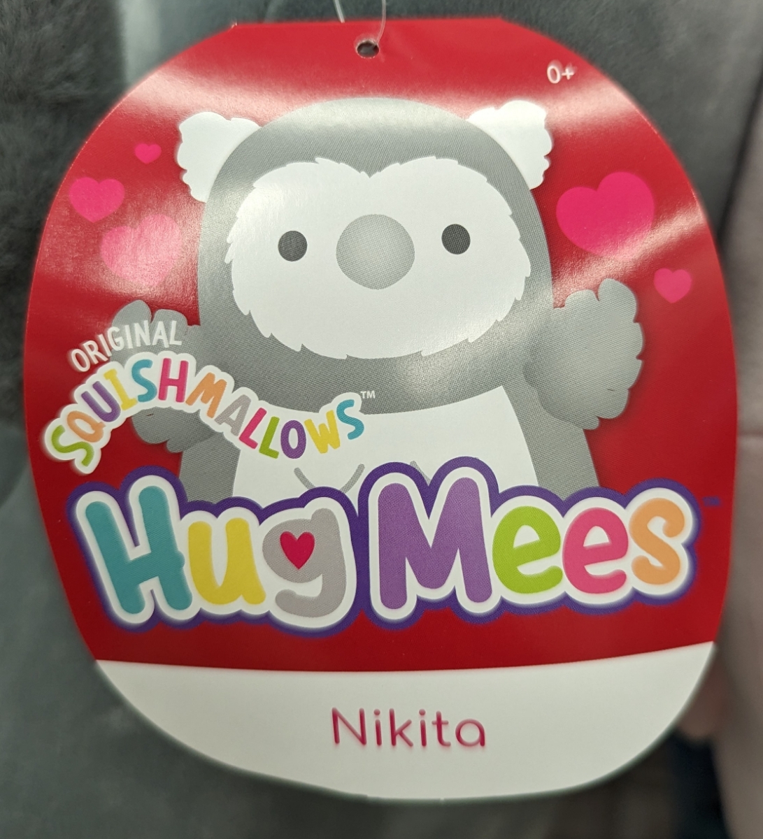 Nikita (Hug Mees) the Owl Squishmallows Valentine | SquadApp