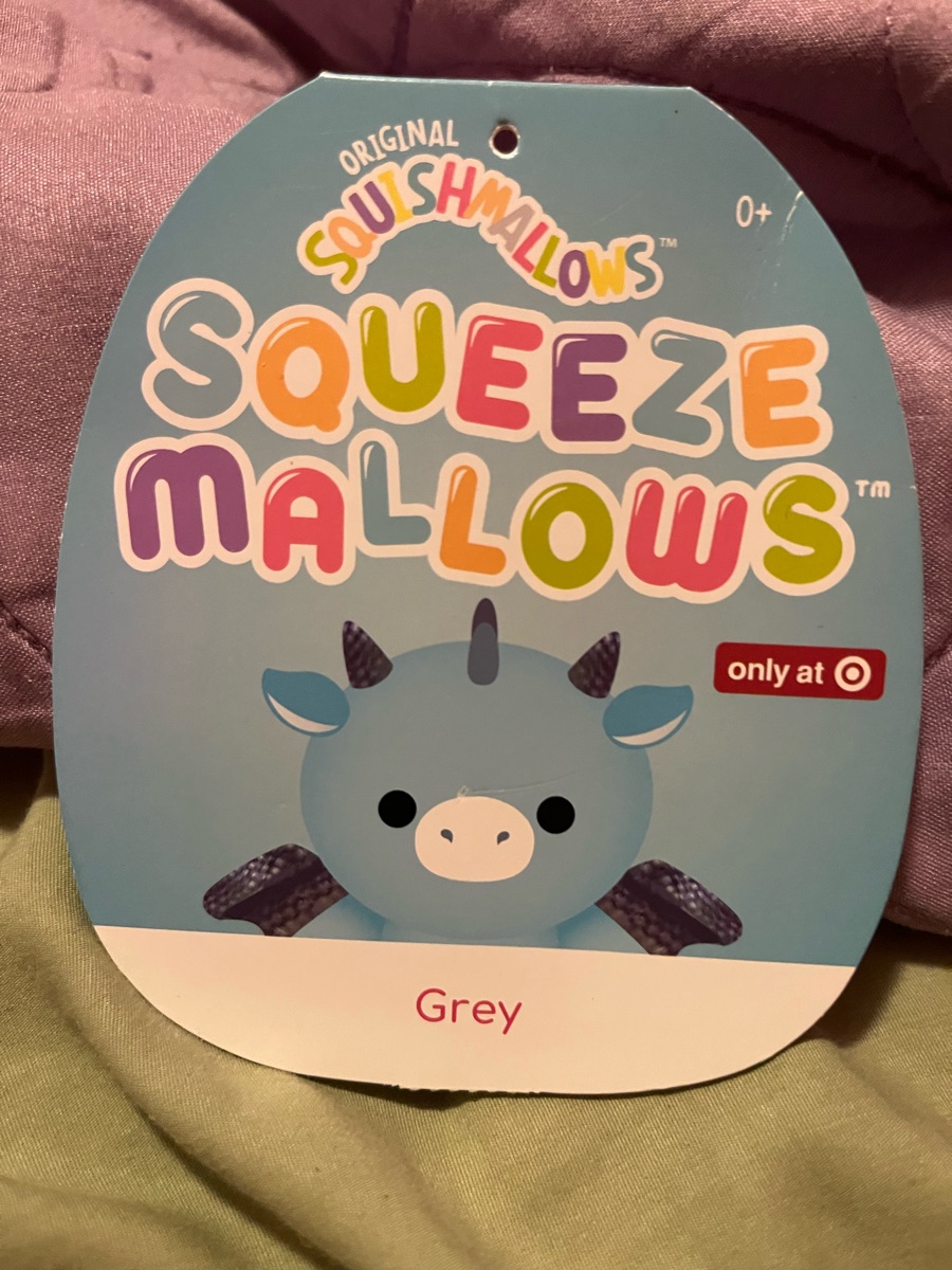 Grey (Squeeze Mallows) the Dragon Squishmallows | SquadApp