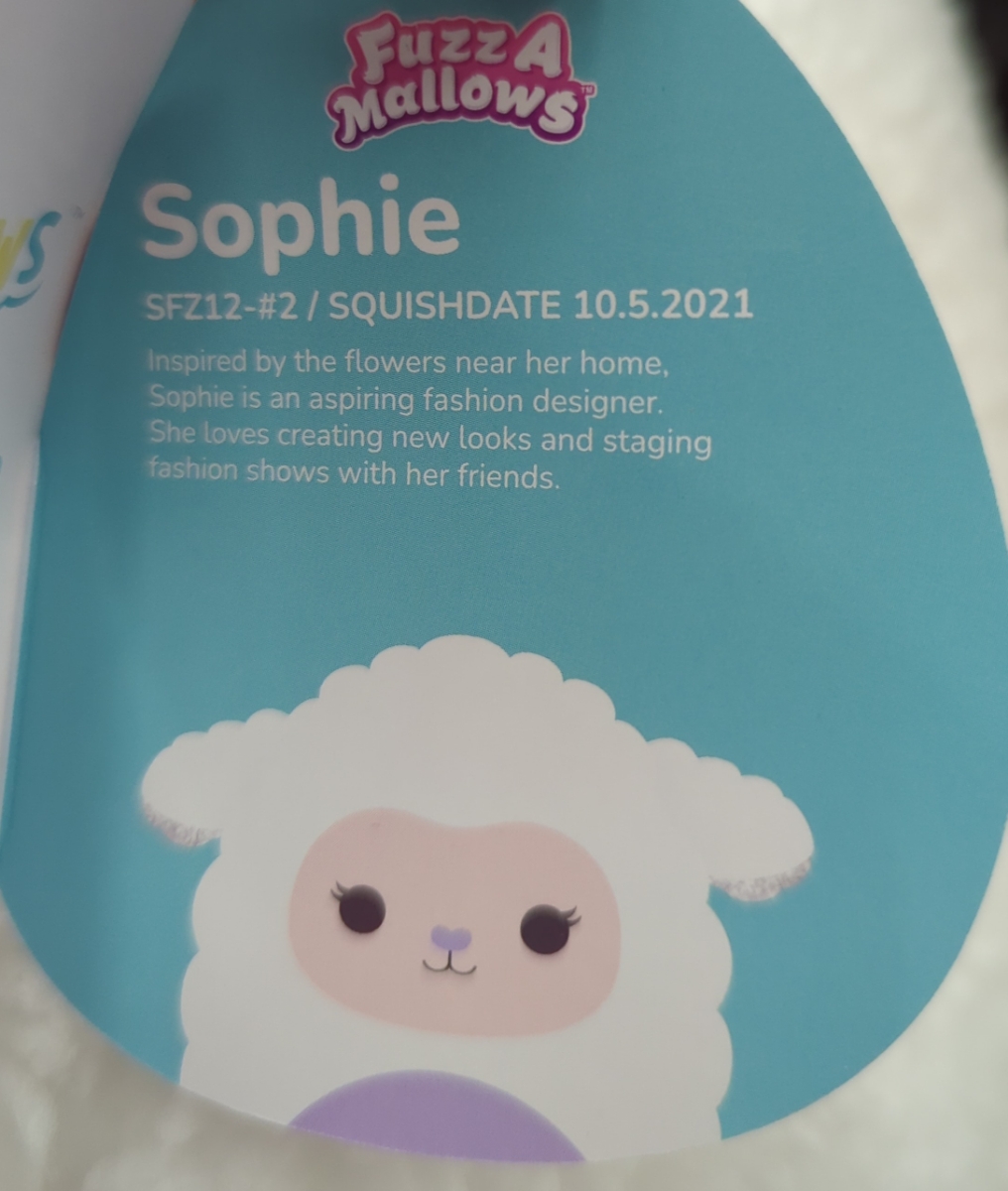 Sophie (Fuzz-A-Mallows) the Lamb Squishmallows | SquadApp