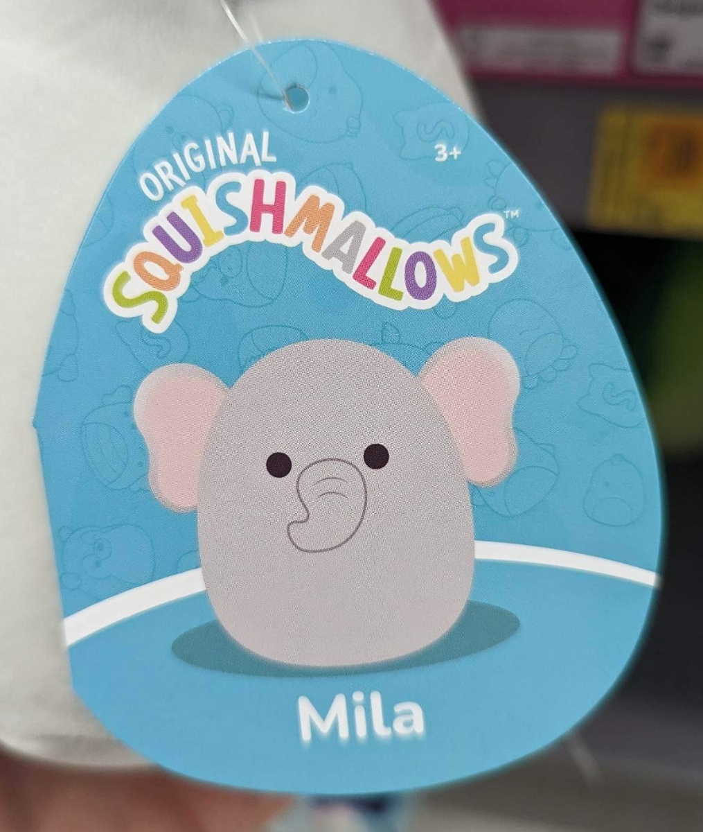 Mila the Elephant Squishmallows Classic,Jungle,Original | SquadApp