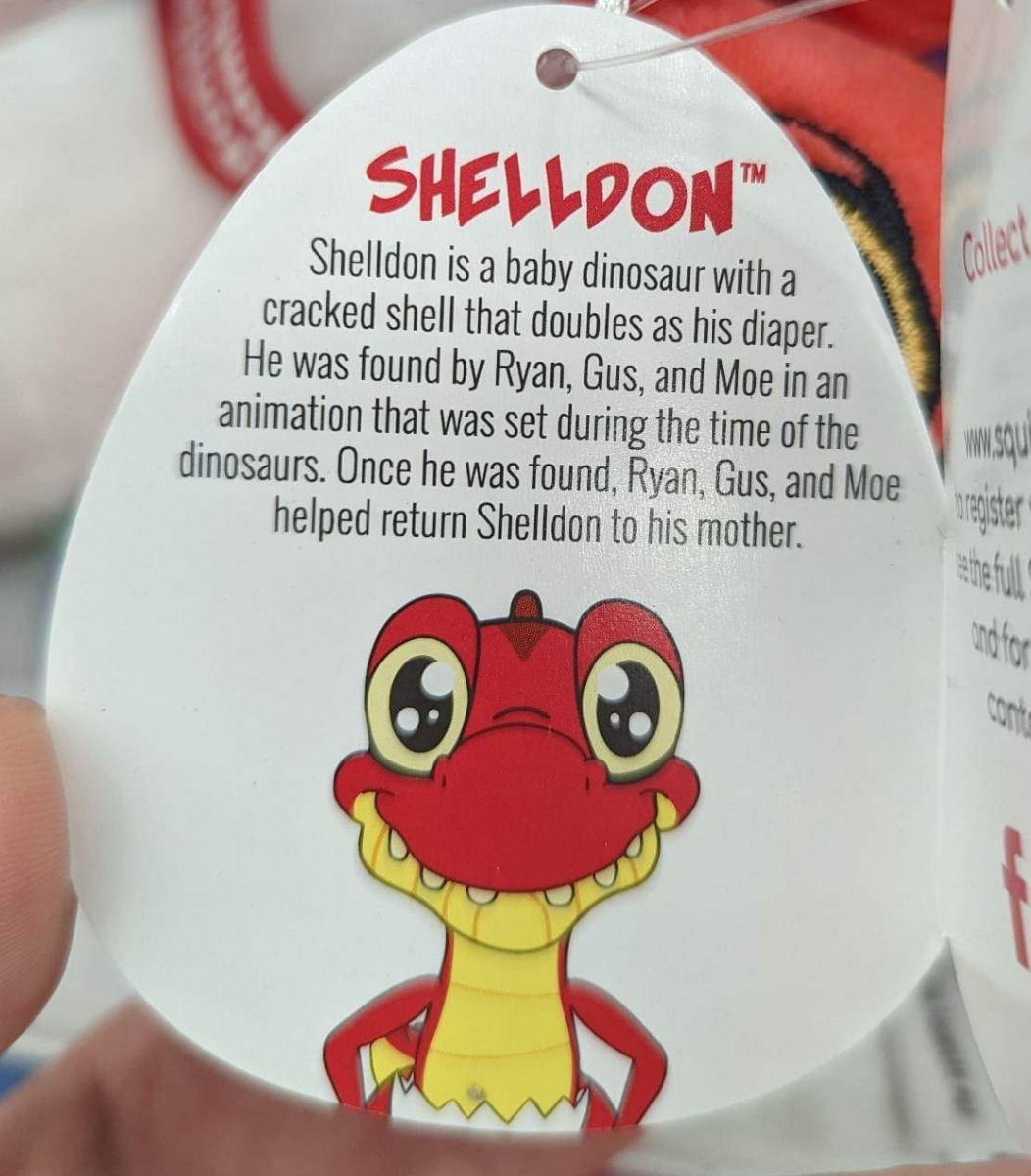 Shelldon the Dinosaur Squishmallows Ryan's World | SquadApp