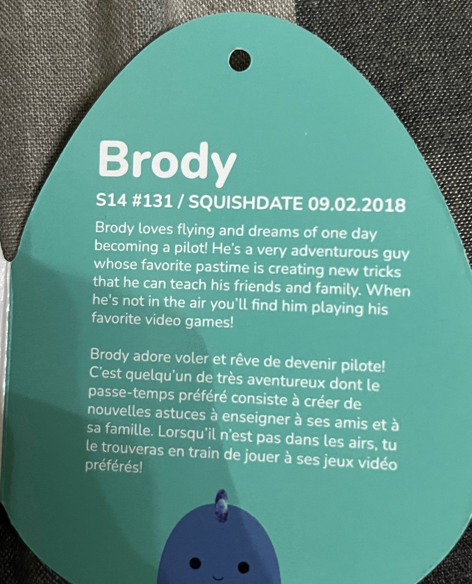 Brody the Dinosaur Squishmallows Fantasy | SquadApp