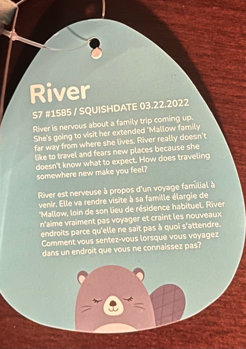 River the Beaver Squishmallows Wildlife | SquadApp
