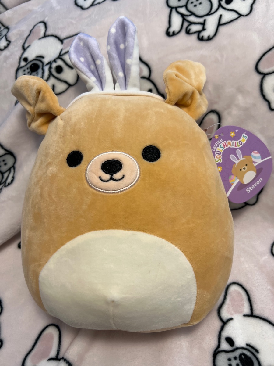 Stevon (Bunny Ears) the Golden Retriever (Dog) Squishmallows Easter ...