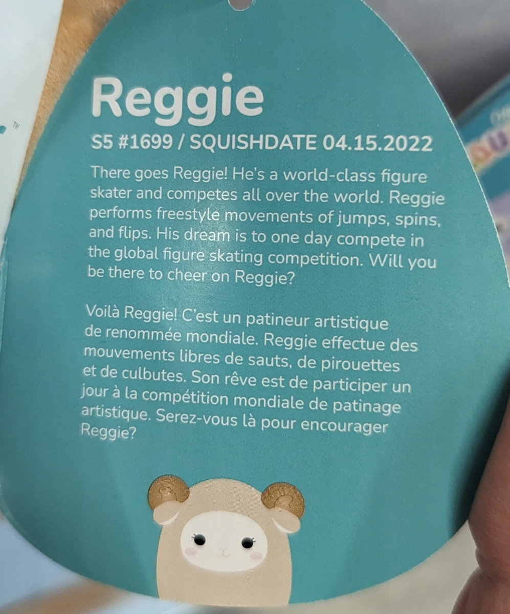 Reggie the Ram Squishmallows | SquadApp