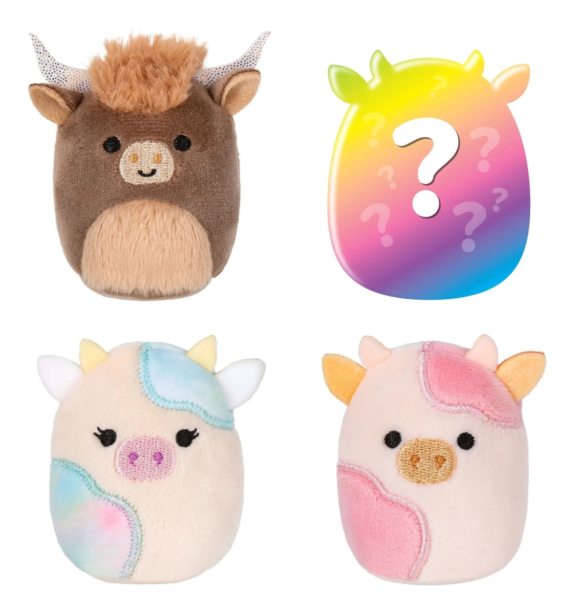 Udderly Sweet Squad the Highland Cow, Cow Squishmallows Udderly Sweet ...