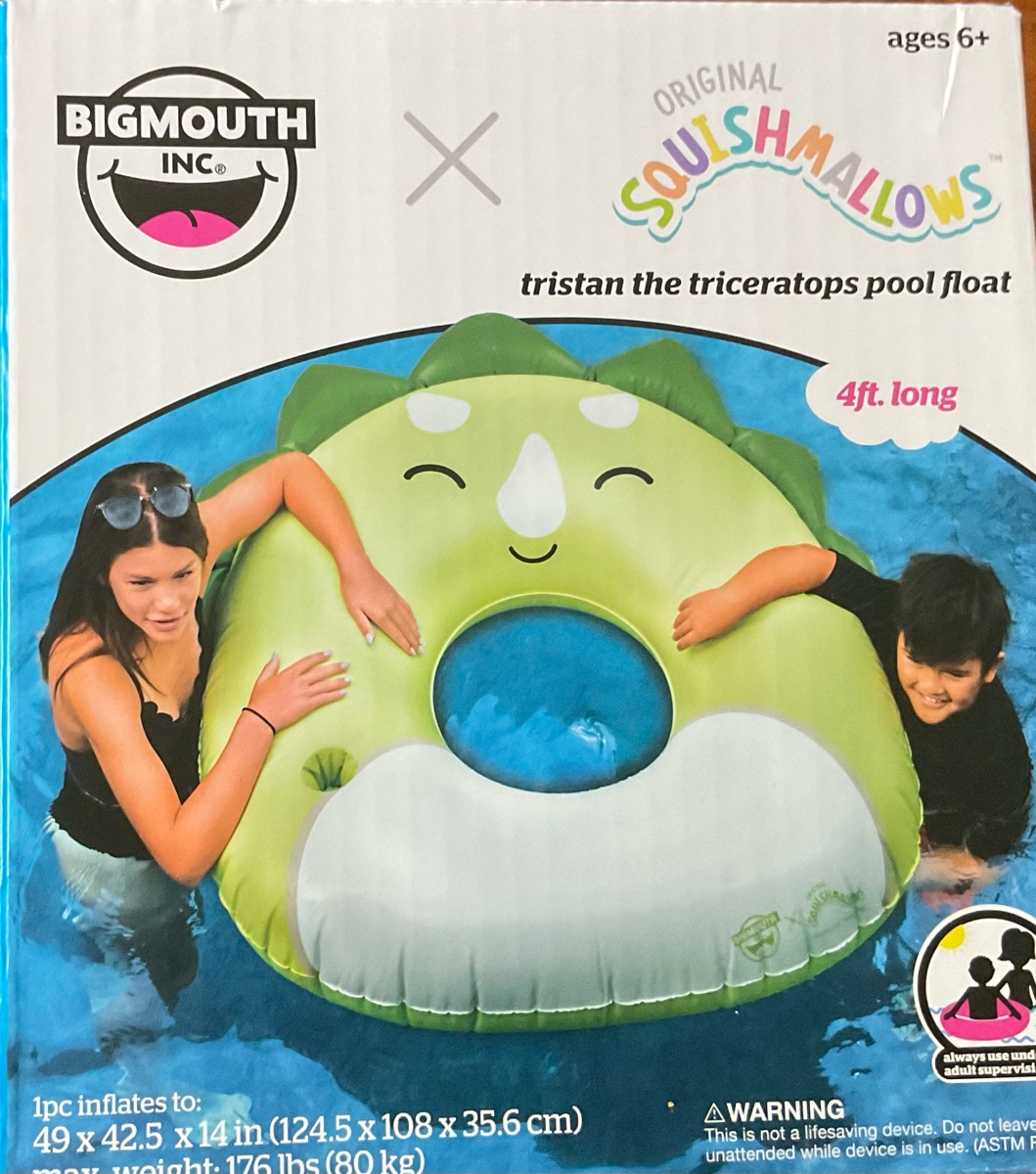 Tristan (Pool Float) the Triceratops Squishmallows Accessories | SquadApp