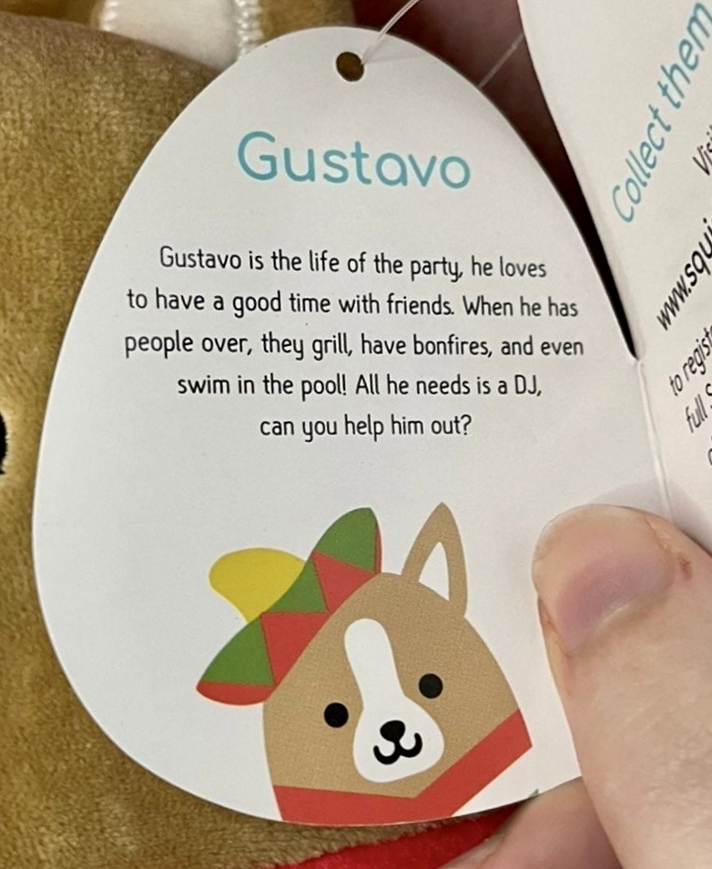 Gustavo the Corgi (Dog) Squishmallows Mexico | SquadApp