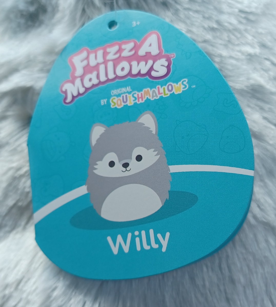 Willy (Fuzz-A-Mallows) the Wolf Squishmallows | SquadApp