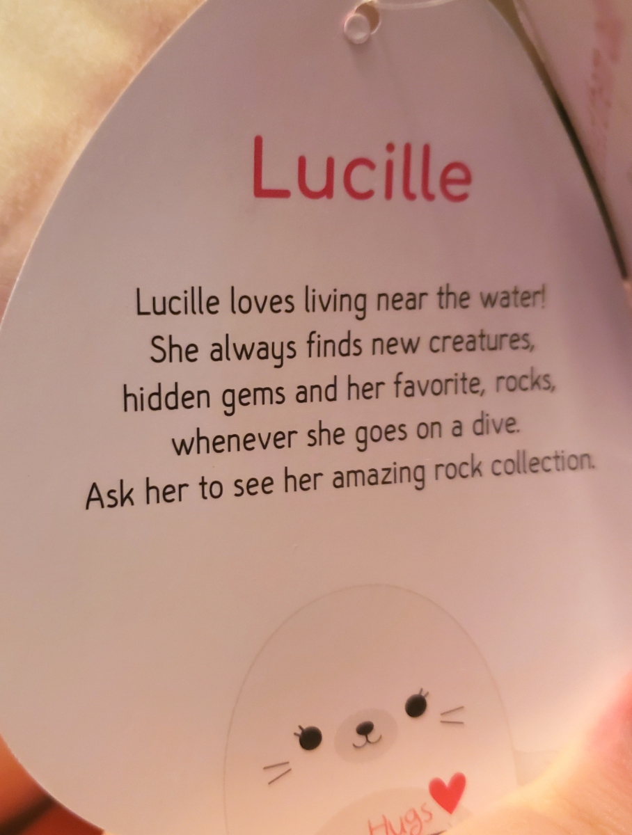 Lucille (Hugs & Squishes) the Seal Squishmallows Valentine | SquadApp