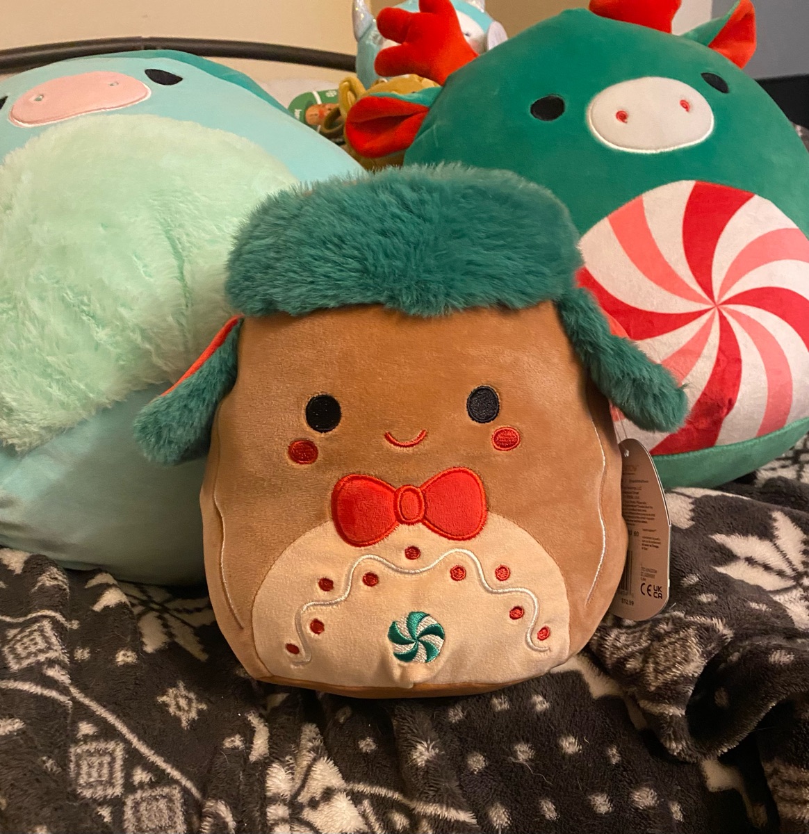 Peterson the Gingerbread Man, Gingerbread Squishmallows Holiday 2023 ...