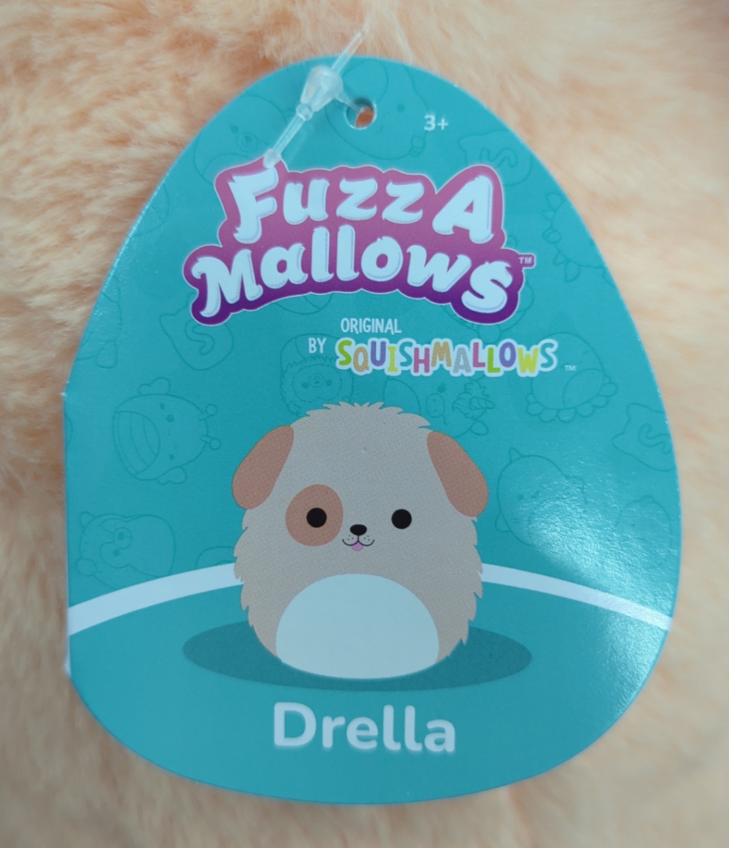Drella (Fuzz-A-Mallows) the Dog Squishmallows | SquadApp