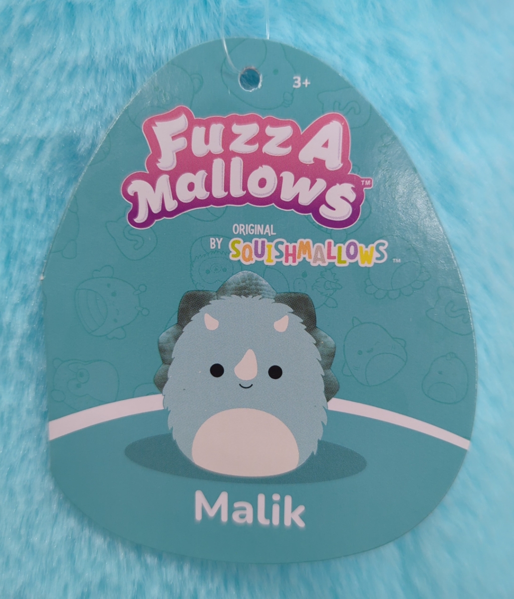 Malik (Fuzz-A-Mallows) the Triceratops Squishmallows | SquadApp