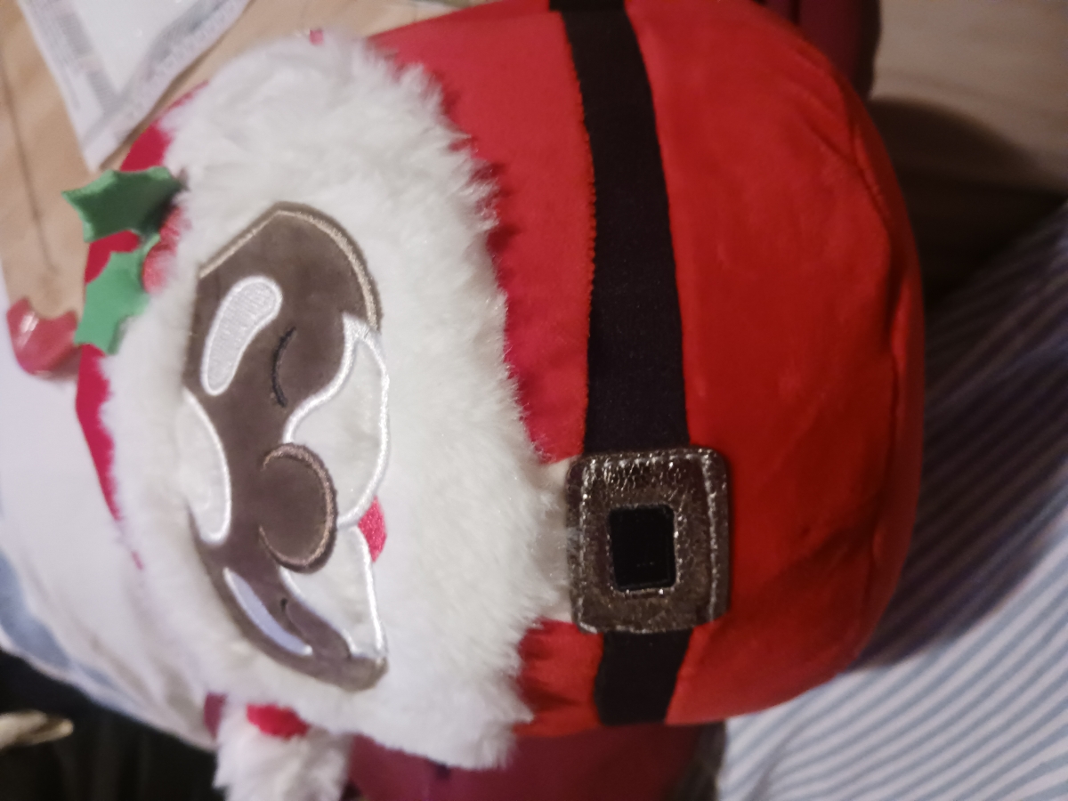 Nick (Black, Eyes Closed) the Santa Claus Squishmallows Holiday 2023 ...