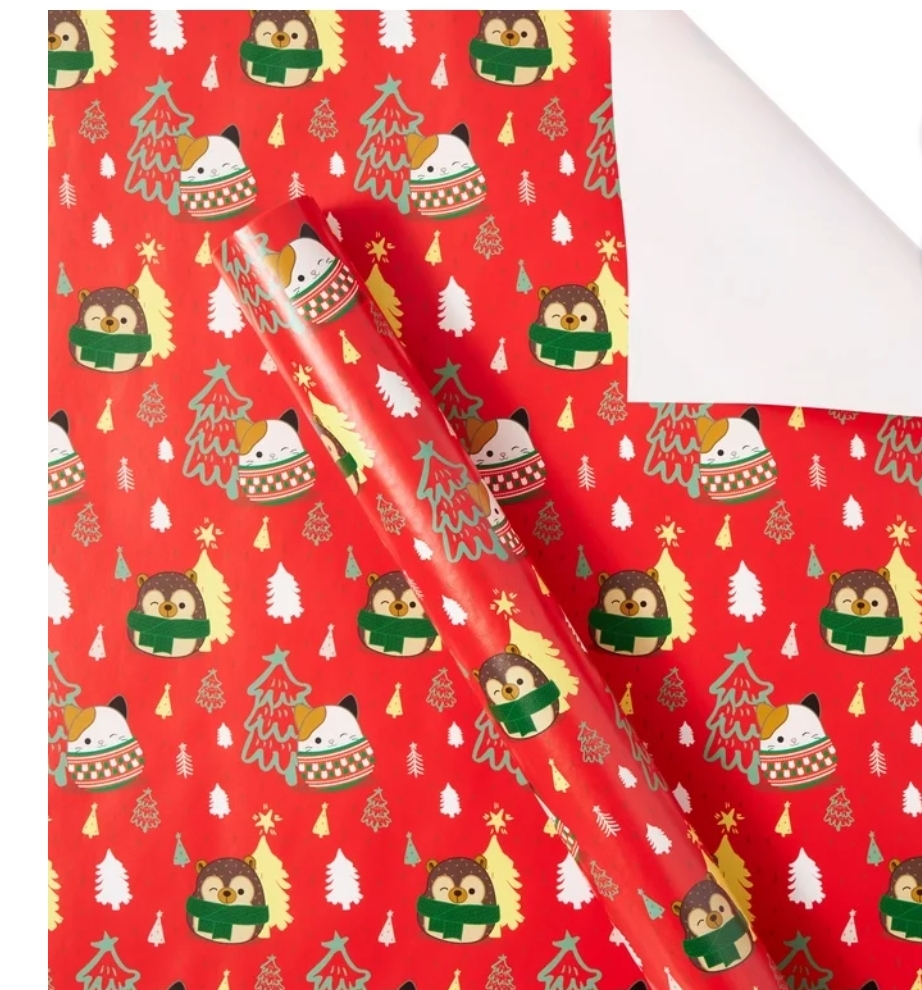 Wrapping Paper the Wrapping Paper Squishmallows Accessories, Holiday ...