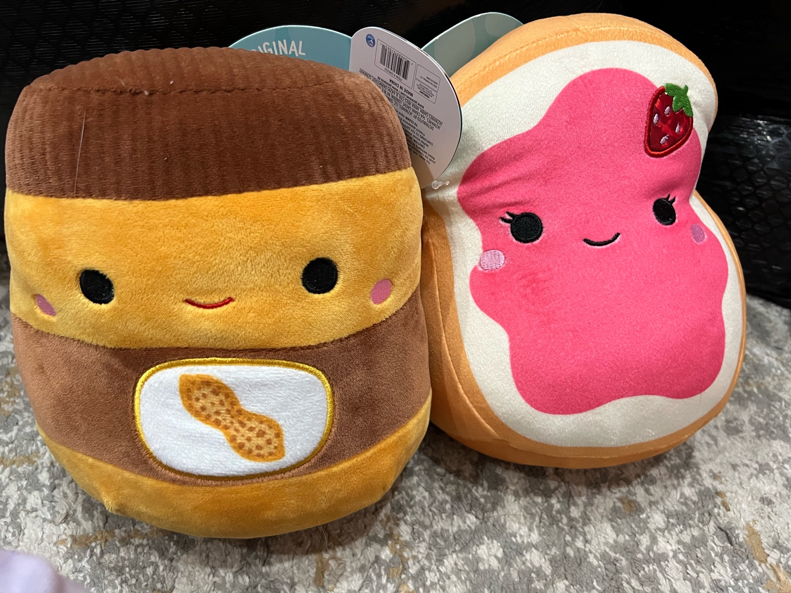 Brizby & Iman (Pair) the Peanut Butter Strawberry Jelly Toast ...