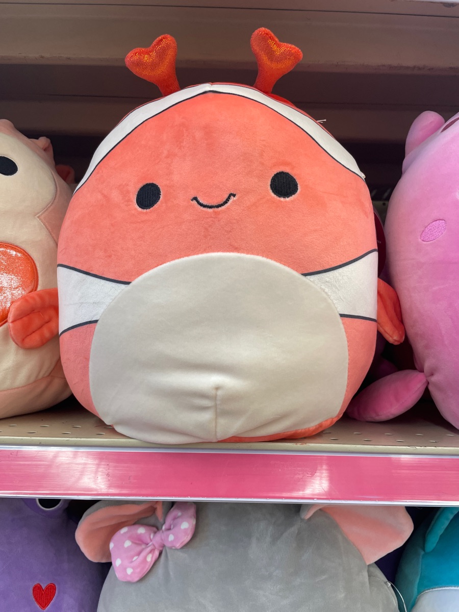 Ricky (Heart Antlers) the Clownfish Squishmallows Valentines 2024 ...