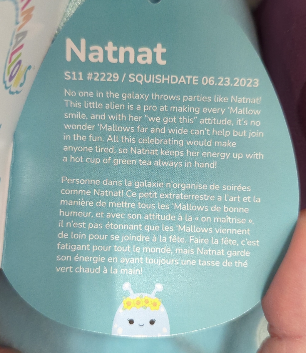 Natnat the Alien Squishmallows Easter 2024 | SquadApp