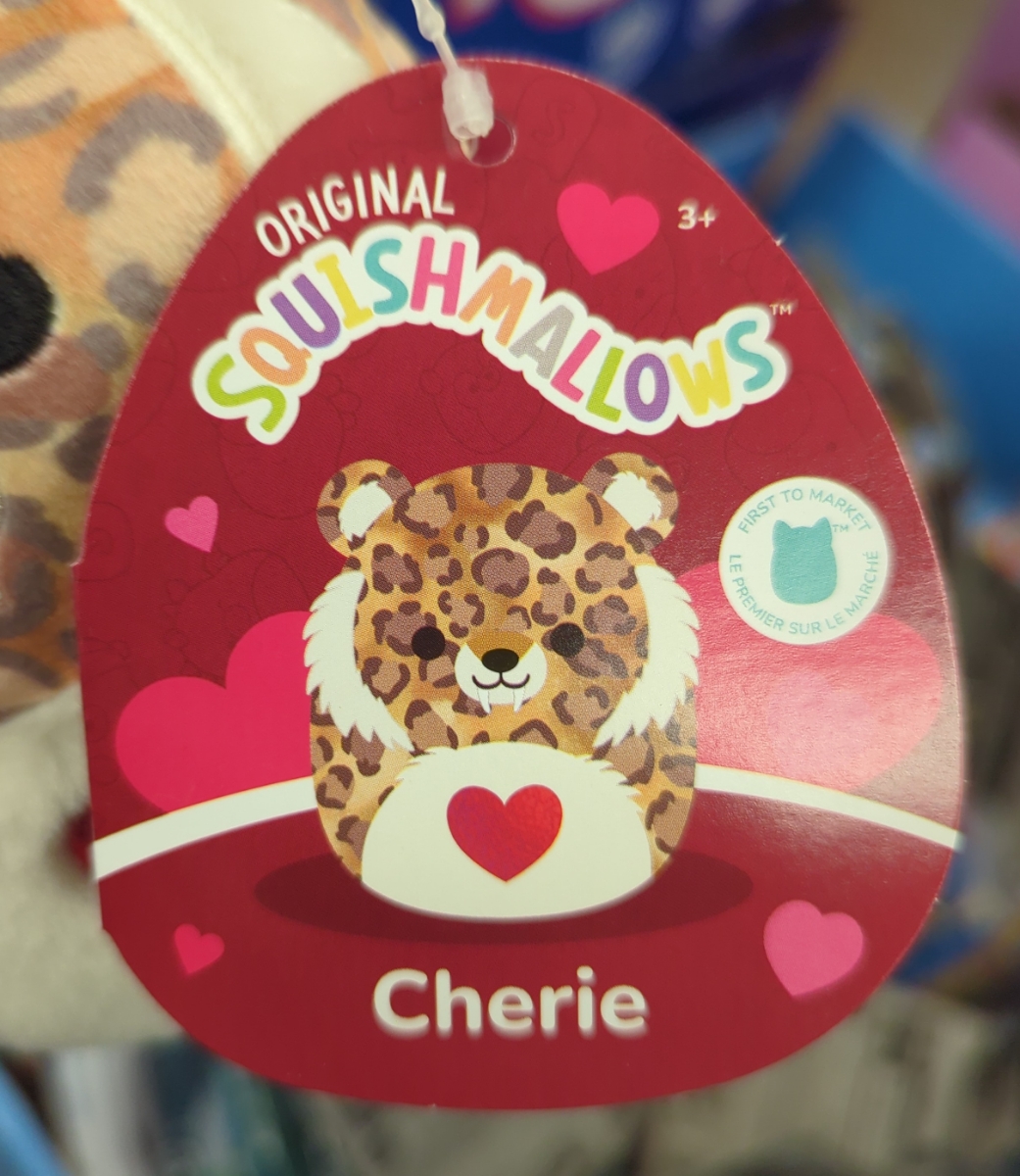 Cherie the Saber-Toothed Tiger Squishmallows Valentines 2024 | SquadApp