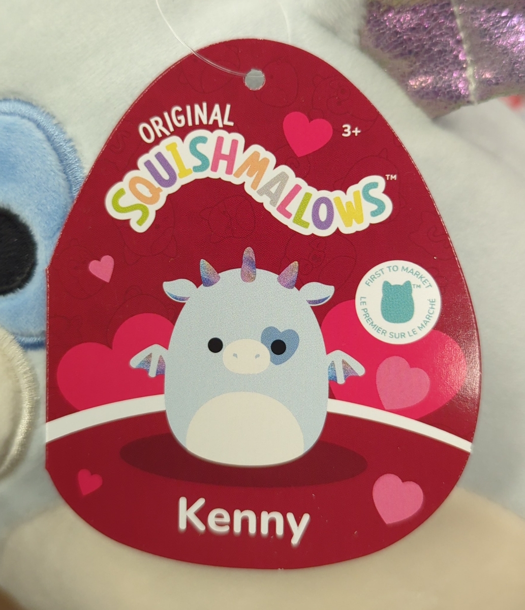 Kenny the Dragon Squishmallows Valentines 2024 | SquadApp