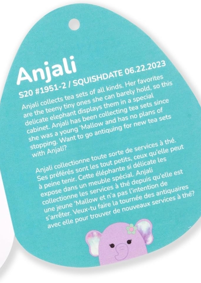 Anjali the Elephant Squishmallows New Original, 5B 4.21.23 | SquadApp