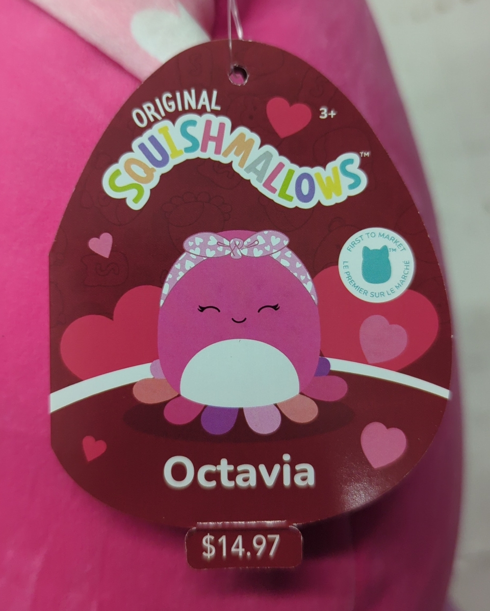 Octavia (Headband) the Octopus Squishmallows Valentines 2024 | SquadApp