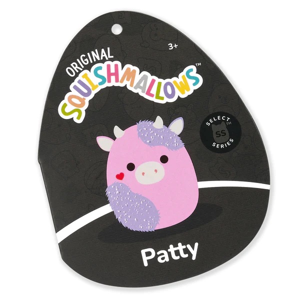 Patty (Fuzzy Patches) the Cow Squishmallows Valentines 2024, Select ...