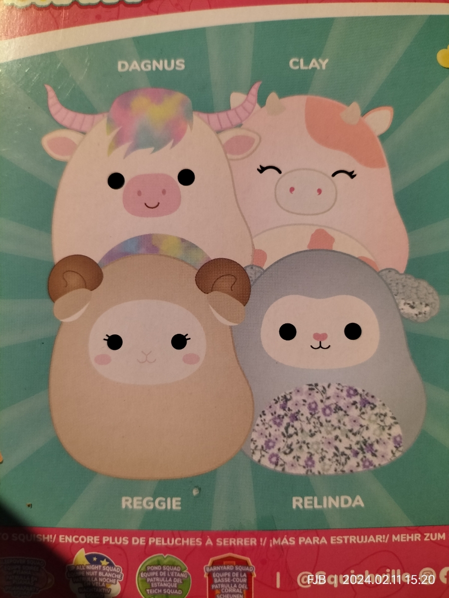 Barnyard Squad the Highland Cow Ram Lamb Squishmallows Barnyard | SquadApp