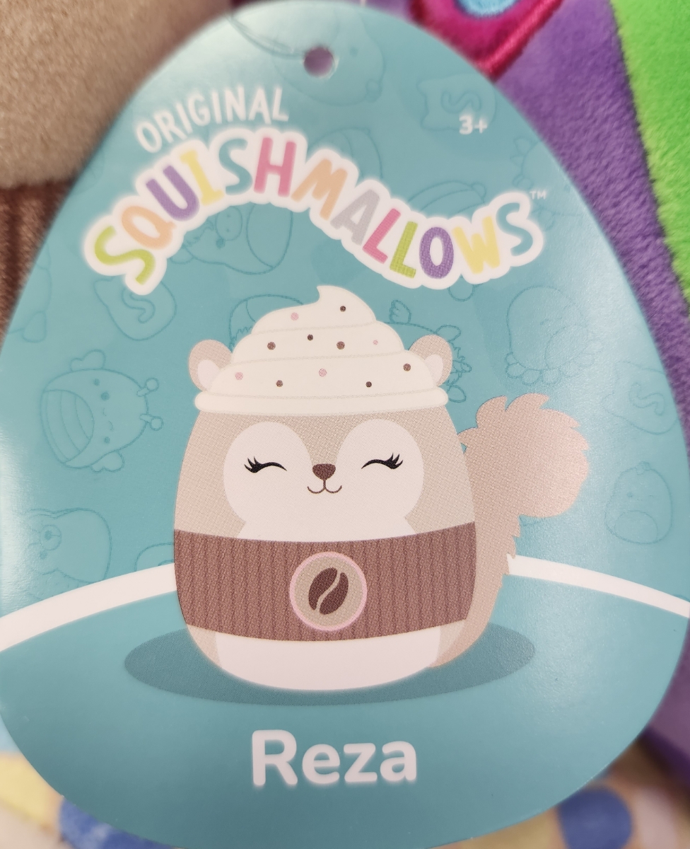Reza (Coffee) the Squirrel Squishmallows Hybrid Sweets | SquadApp