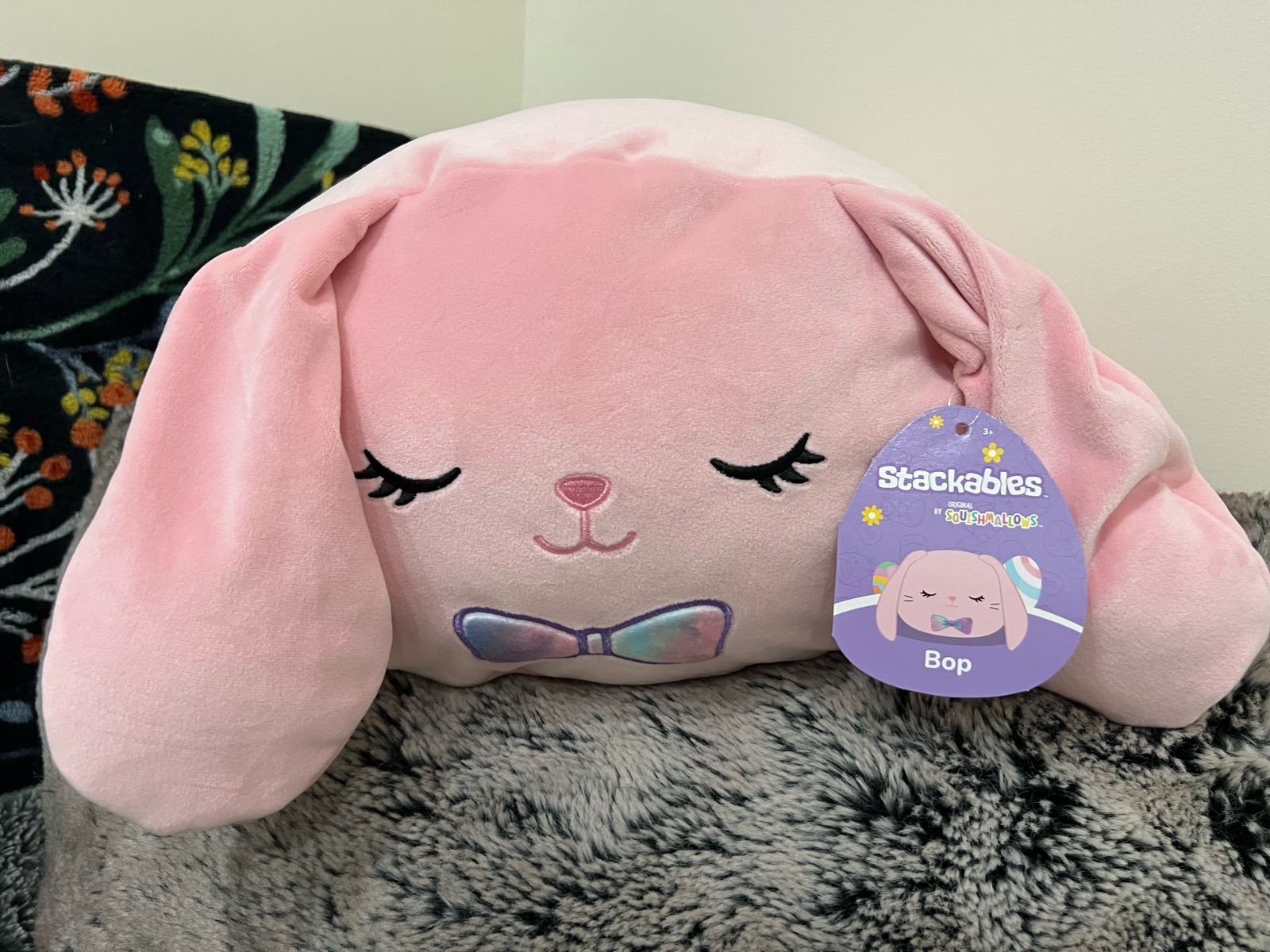 Bop (Bow, Stackable) the Bunny Squishmallows Easter 2024 | SquadApp