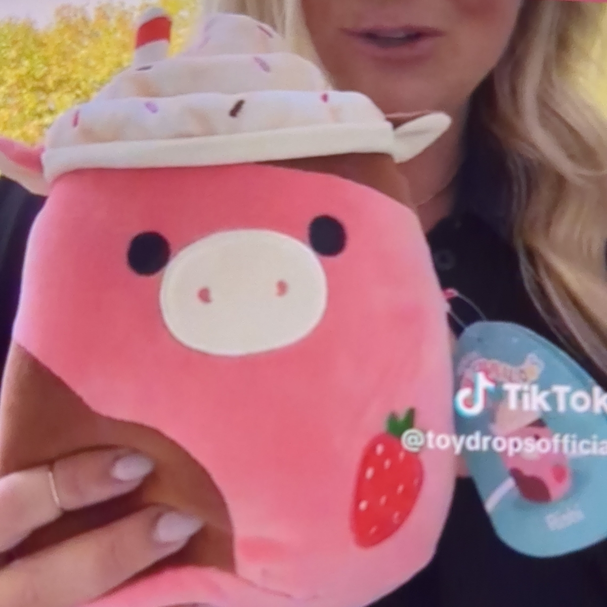 Rishi the Strawberry Milkshake Cow Squishmallows Crossover | SquadApp