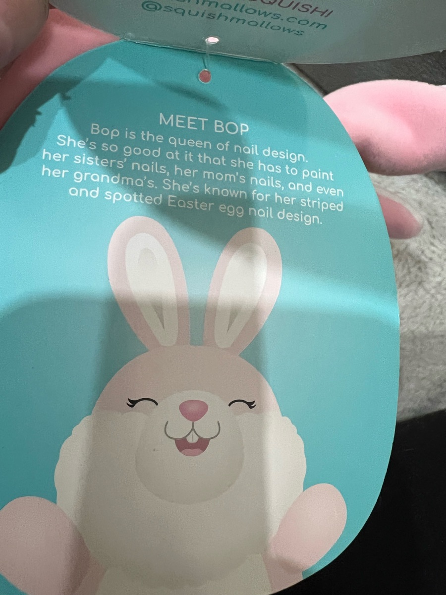 Bop (Easter Hug Mees) the Bunny Squishmallows Easter | SquadApp