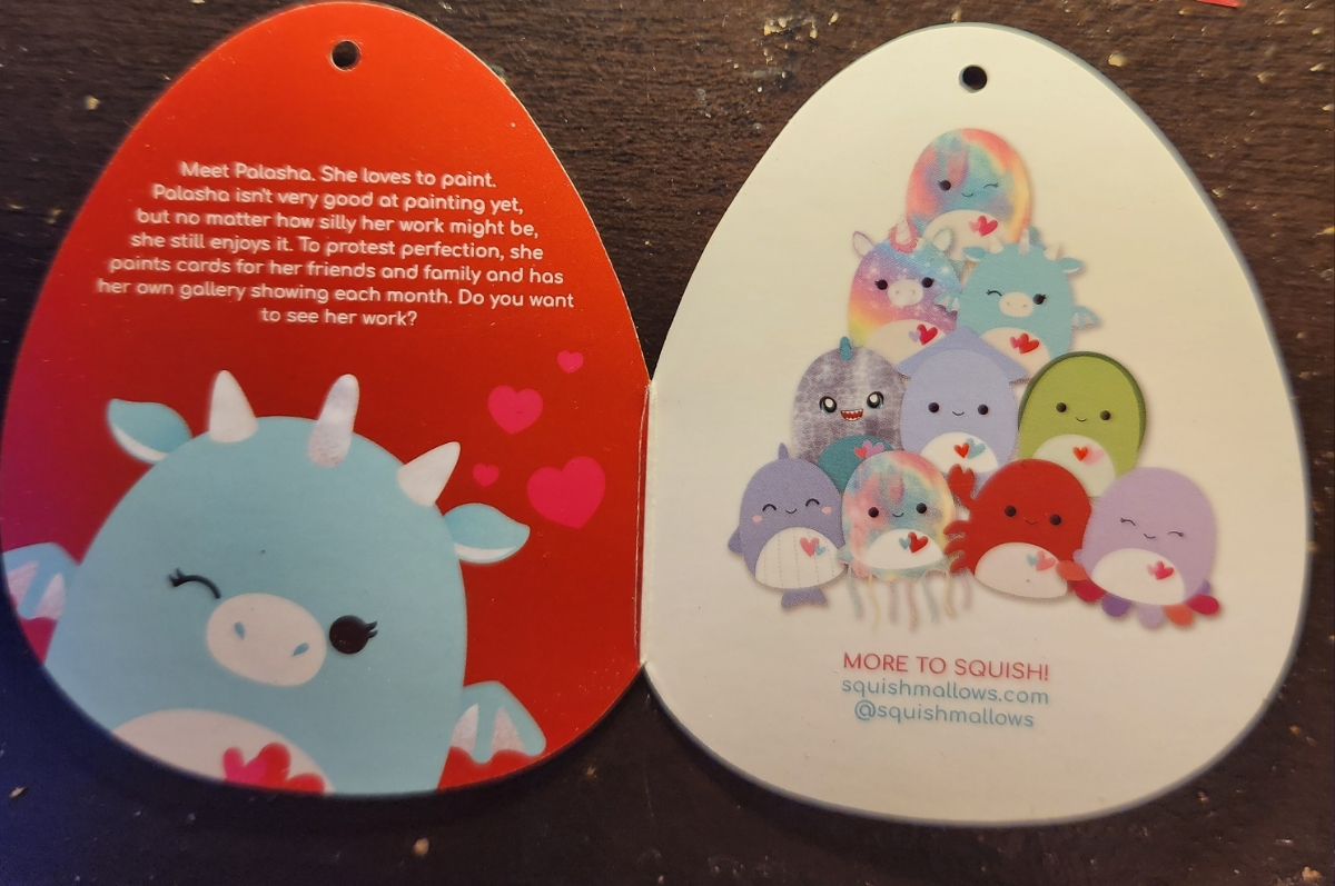 Palasha (Winking, Valentine) the Dragon Squishmallows Valentine | SquadApp