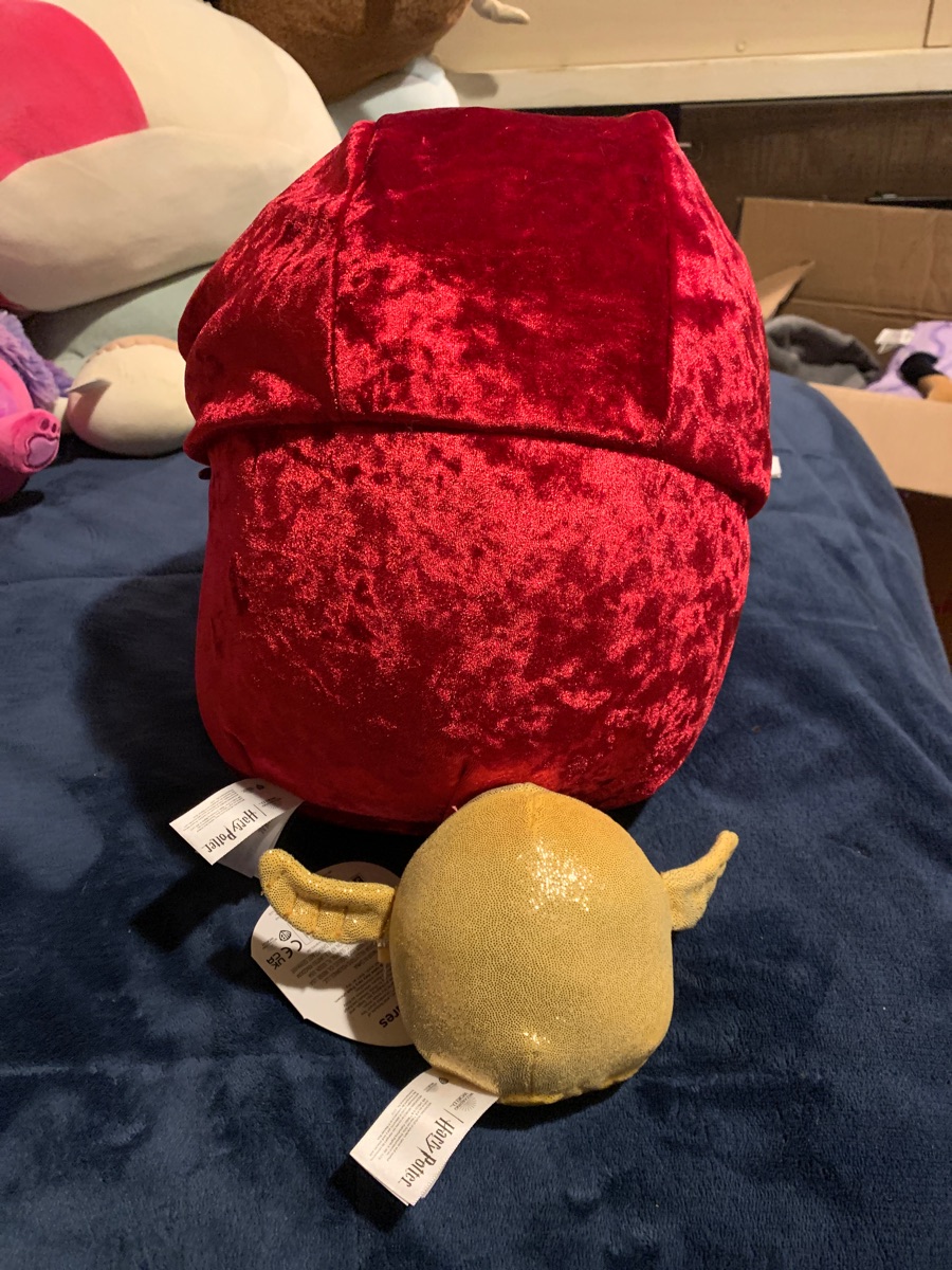 Harry Potter & Golden Snitch the Wizard Snitch Squishmallows Harry ...