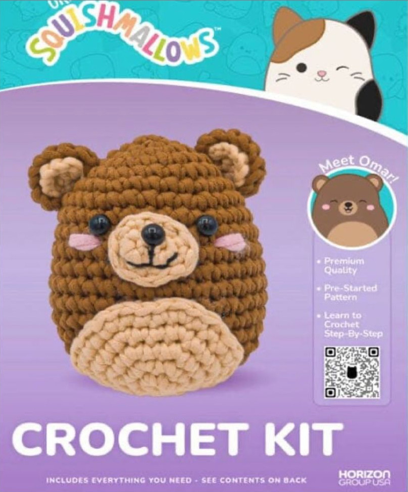Omar (Crochet Kit) the Bear Squishmallows | SquadApp