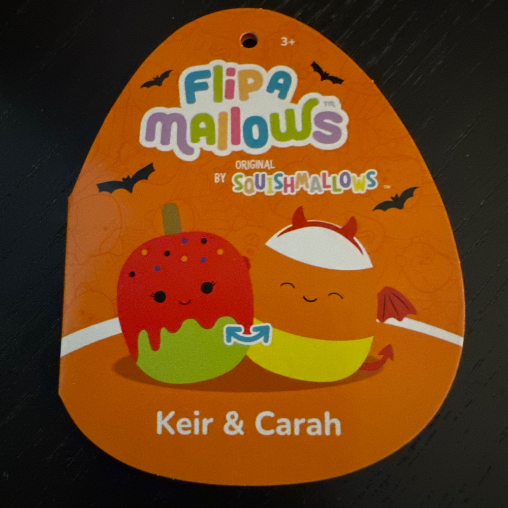 Keir & Carah the Candy Apple Candy Corn Devil Squishmallows Halloween ...