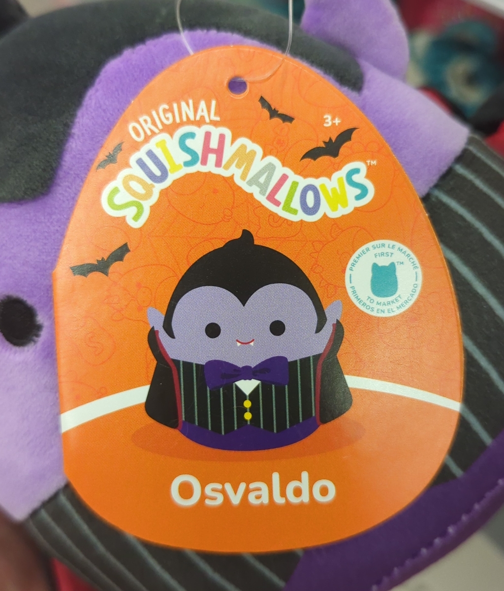Osvaldo the Vampire Squishmallows Halloween 2024 | SquadApp