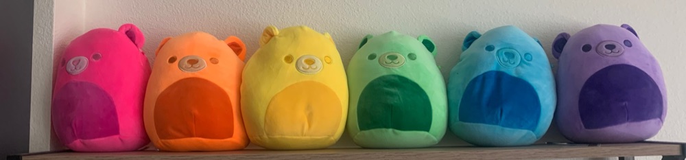 Blubo the Gummy Bear Squishmallows Neon Bear | SquadApp