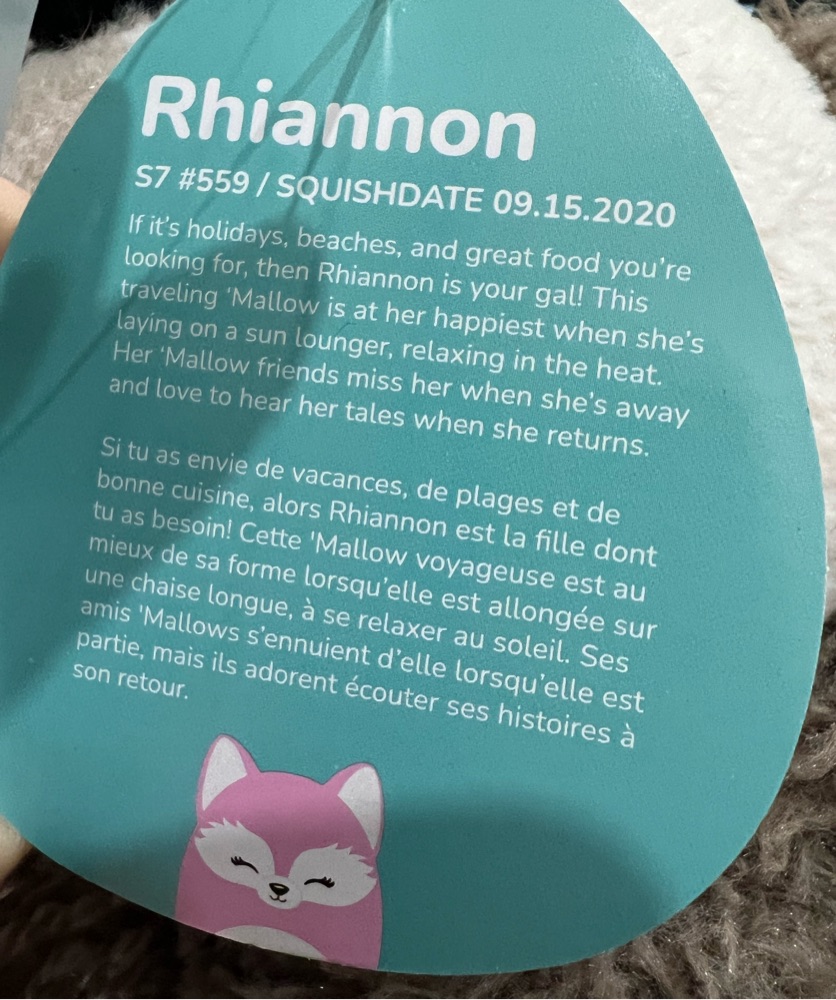 Rhiannon the Fox Squishmallows | SquadApp