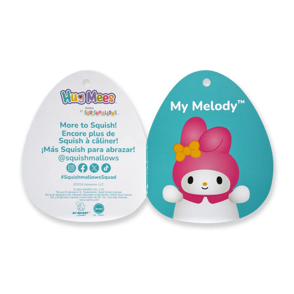 My Melody (Hug Mees) the Rabbit Squishmallows Sanrio | SquadApp