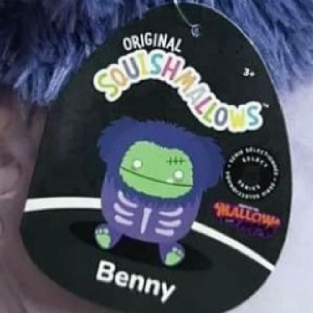Benny (Zombie) the Bigfoot Squishmallows Halloween 2024, 'Mallow Mash ...