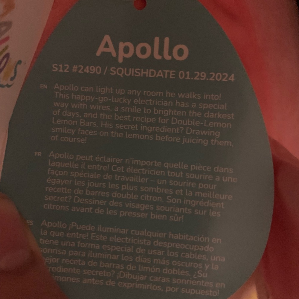 Apollo (Fuzz-A-Mallows) the Firefly Squishmallows | SquadApp