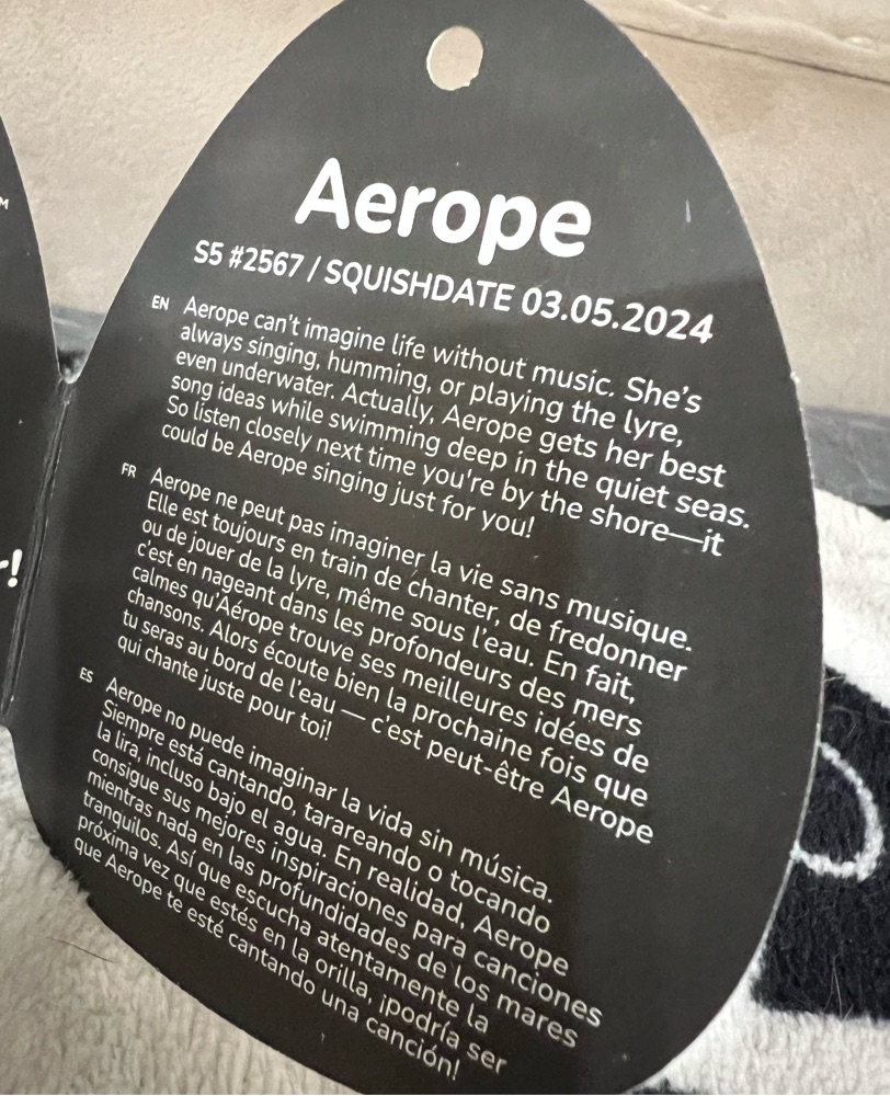 Aerope the Swamp Monster Squishmallows Halloween 2024, 'Mallow Mash ...