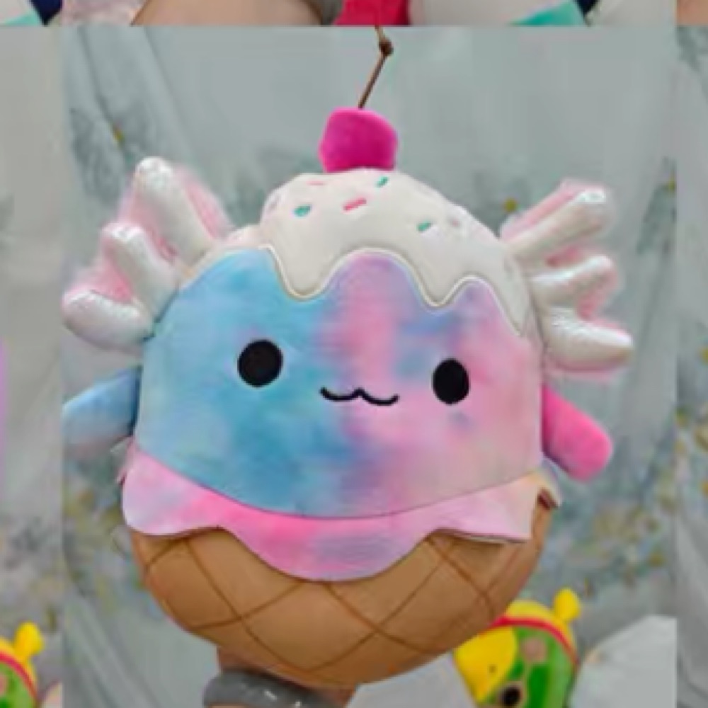 Tinley (Ice Cream Sundae) the Axolotl Squishmallows Valentines 2025 ...